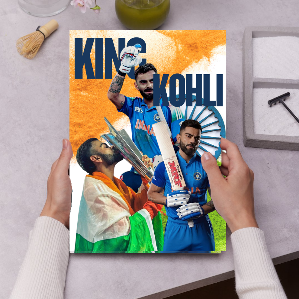 King Kohli Exclusive Cricket Collection IPL| Motivational Wall Posters ...