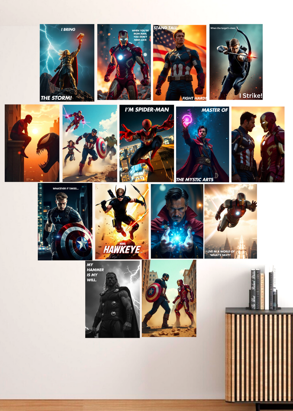 15 Epic Marvel universe cinematic collage set – ChitrKala