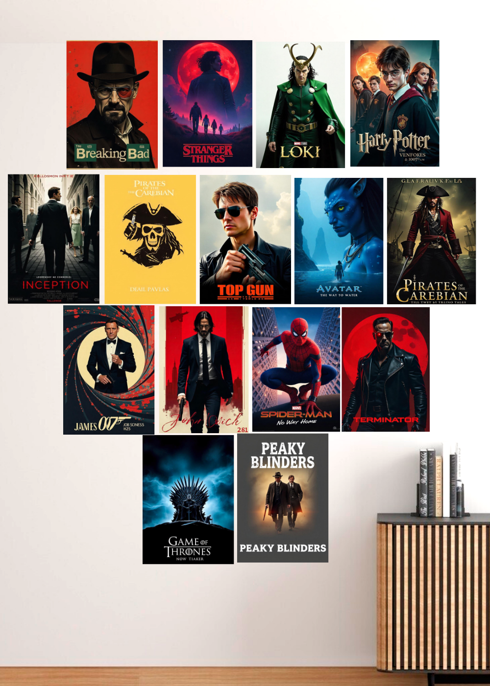 15 Epic cinematic Movies collage set – ChitrKala